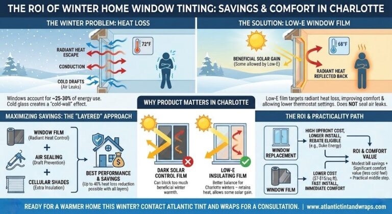 Home Window Tinting - How Much Can You Save During Winter